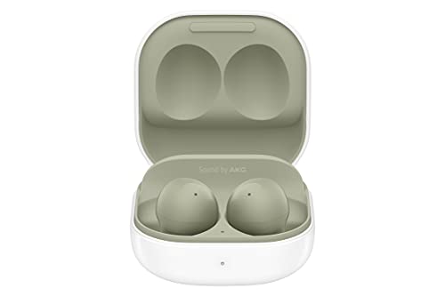 Samsung Galaxy Buds2 True Wireless Earbuds Noise Cancelling Ambient Sound Bluetooth Lightweight Comfort Fit Touch Control, International Version (Olive)