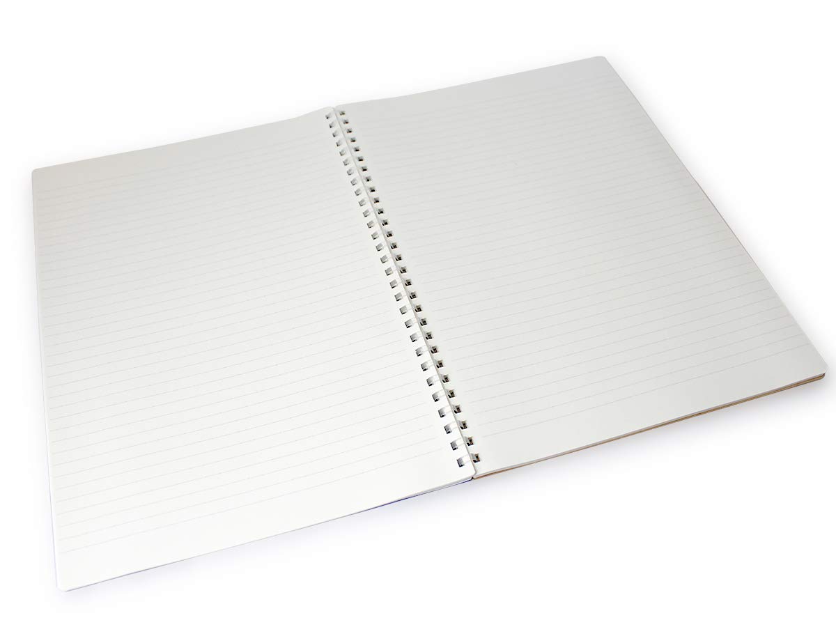 KOKUYO Spiral Lined Notebook, 10'' x 7'' Pastel Journal B5 Soft Ring Notebooks with Dot 6 mm Ruled, 40 Sheets, Orange 1 Subject Notebook, Note Taking for School. Japan Import (SU-SV301BT-YR)
