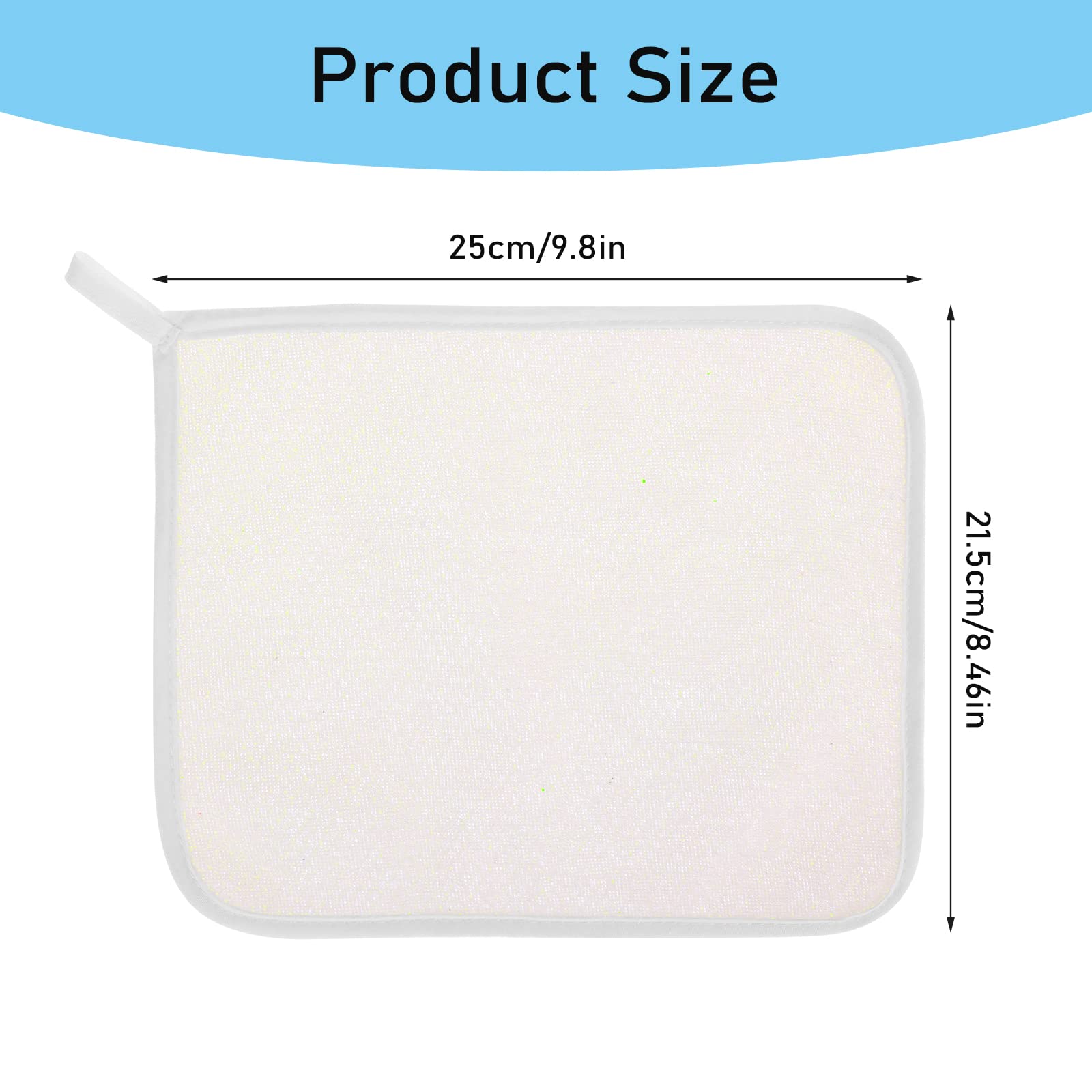 WLLHYF Exfoliang Face and Body Wash Cloths Towel Soft Weave Bath Cloth, 5 Pack Exfoliating Washcloths Dual-Sided Soft-Weave Bath Cloth Towel for Body Shower for Men and Women