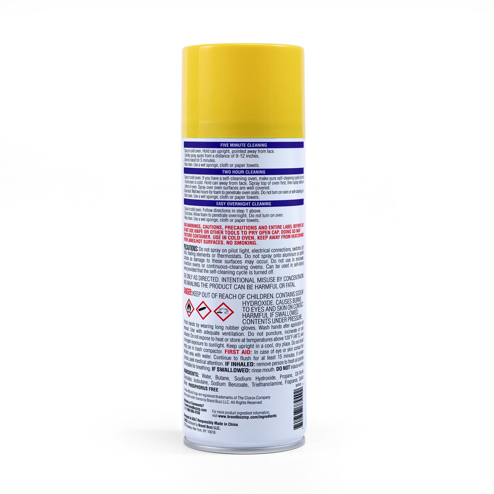 409 Heavy Duty Spray-On Oven Cleaner, Cuts Through Grease & Grime on Contact, A Powerful Clean You Can Trust, Lemon Scent, 14.5 Oz | Grill Cleaner, Stove Top Cleaner