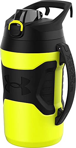 Under Armour Half Gallon Water Bottle Insulated, 64oz Insulated Water Bottle with Handle, Sports Water Jug, Fence Hook, Leak Resistant, for Baseball, Football & More