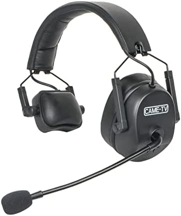 Came-TV Kuminik8 Wireless Intercom Headset Full Duplex Distance up to 1500ft (450 Meters) with Hardcase Single Ear (5-Pack)