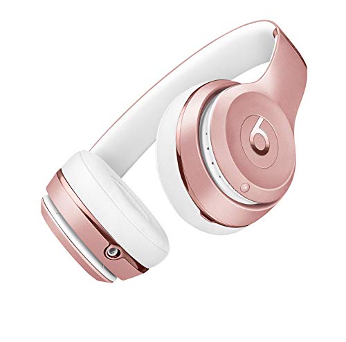 Beats Solo3 Wireless On-Ear Headphones - Apple W1 Headphone Chip, Class 1 Bluetooth, 40 Hours of Listening Time - Rose Gold (Previous Model)