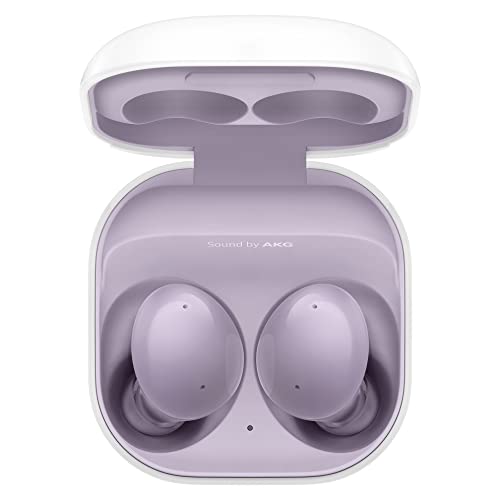 SAMSUNG Galaxy Buds2 True Wireless Earbud Headphones, Lavender - Compact and Light Design, Active Noise Cancellation, Intelligent Clear Call, Well Balanced Sound, ANC Available, Bluetooth v5.2