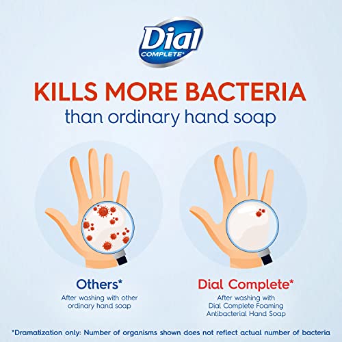 Dial Complete Antibacterial Foaming Hand Soap Refill, Fresh Pear, 52 fl oz