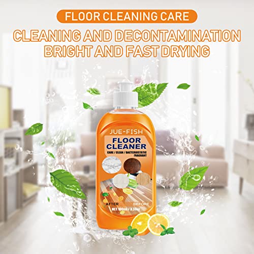 Gecau Floor Cleaner, Multi-Surface Vinegar Polish Floor Cleaner, And Household Cleaner, Safer For P𝚎ts And Kids(100ml
