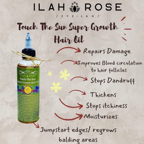 Ilahrose Touch The Sun Super Growth Hair Oil