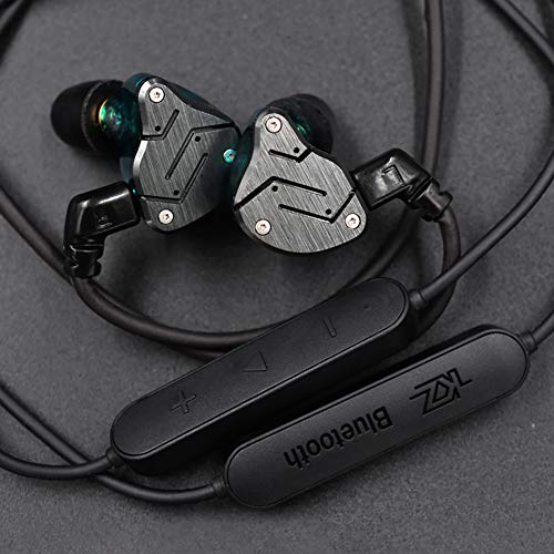KZ Bluetooth in-Ear Headphones Detachable Cables with 2 Pins and Microphone Replacement for KZ ZSN/ZSN PRO/ZSX/ AS12/ AS16/ ZS10 PRO