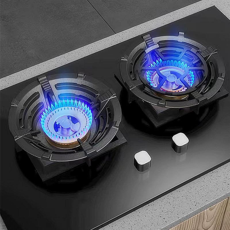 IEUYO Cast Iron Wok Support Ring Burner Ring for Gas Stove Rack Pot Holder Anti-skid Time-saving and Energy-saving for 5 claws racks or grates