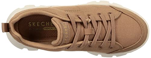 Skechers Women's Roadies Surge-The Rumble Road Sneaker, BRN, 9