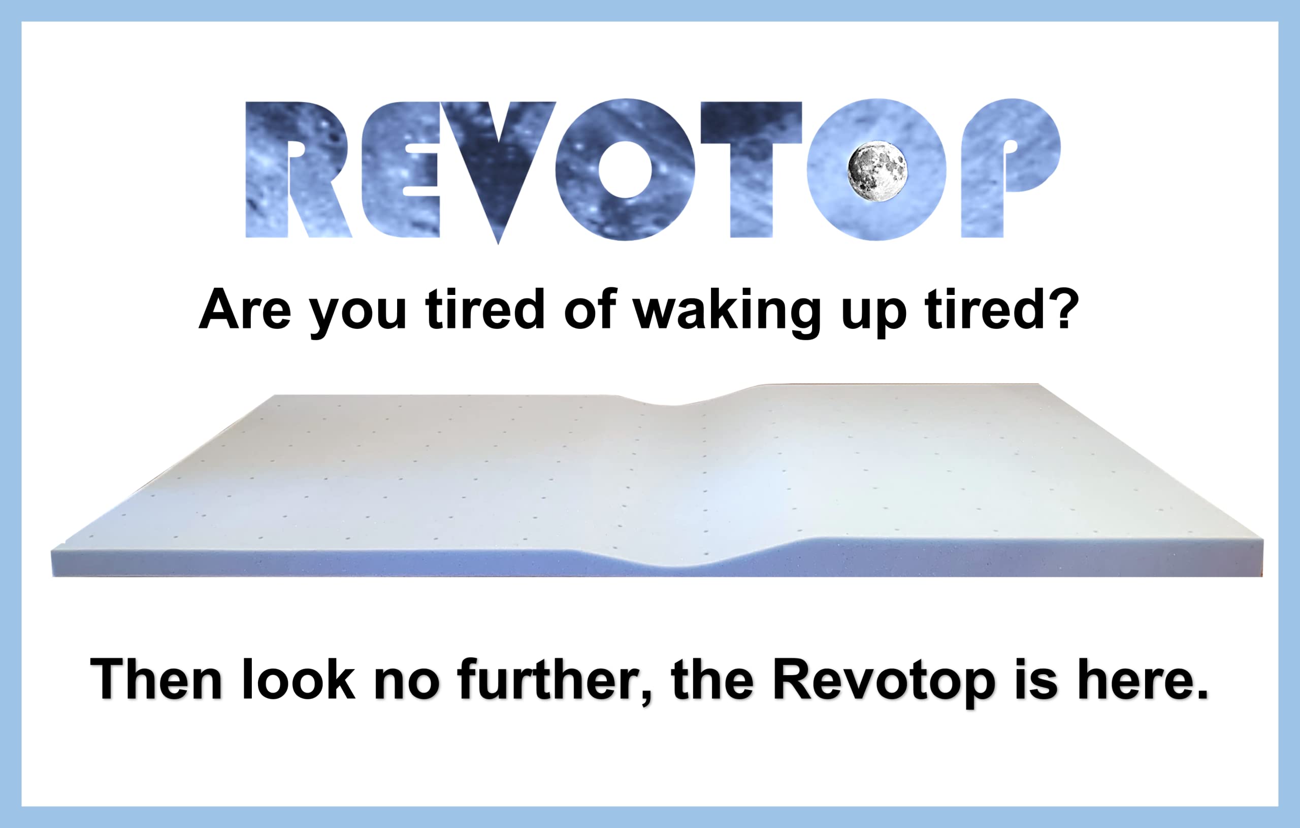 Revotop Mattress Topper for Back Pain (Small)