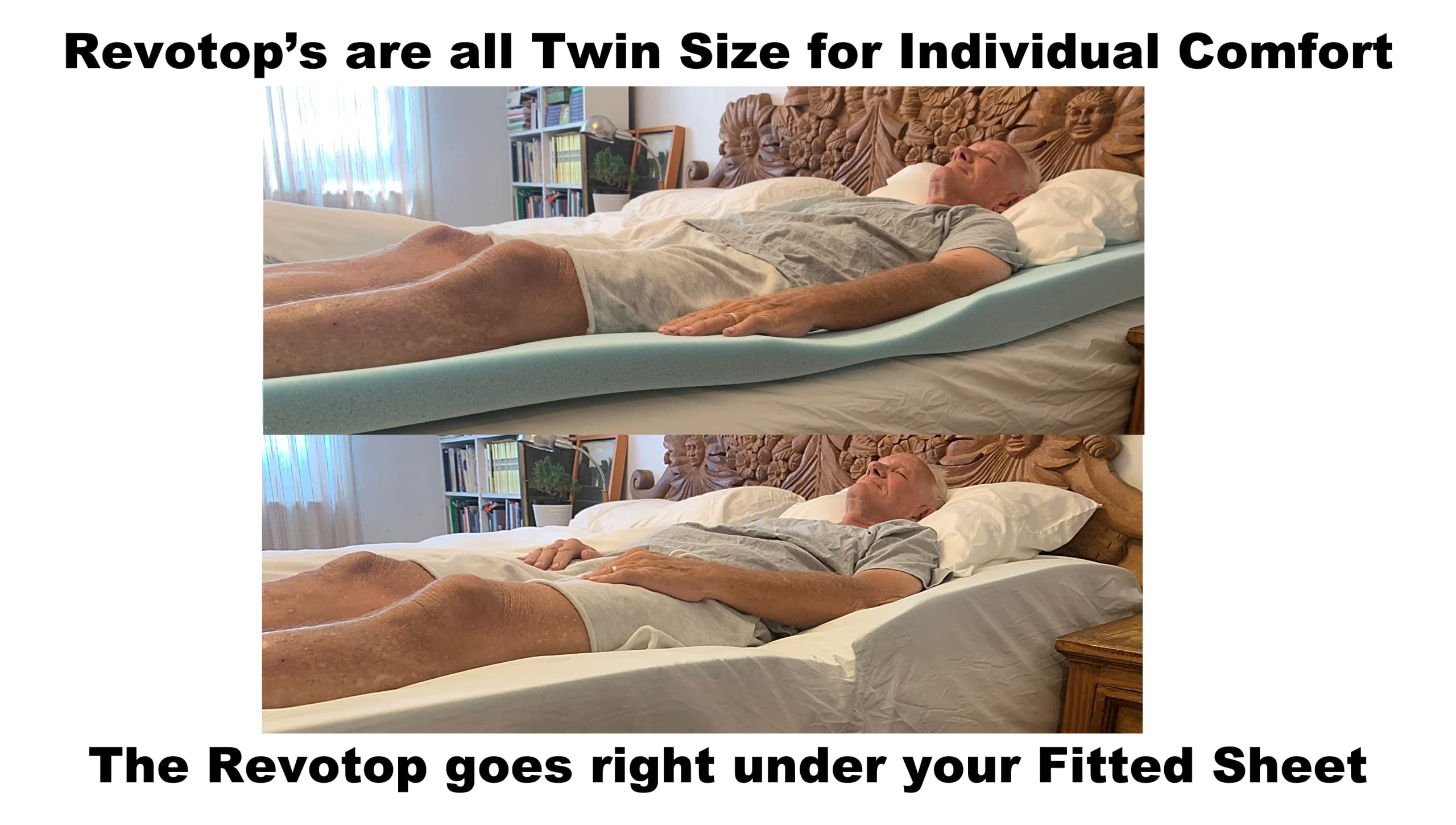 Revotop Mattress Topper for Back Pain (Small)