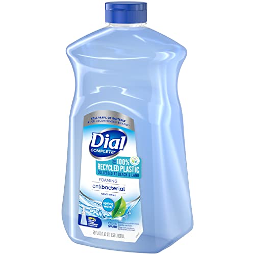 Dial Complete Antibacterial Foaming Hand Soap Refill, Spring Water, 52 fl oz