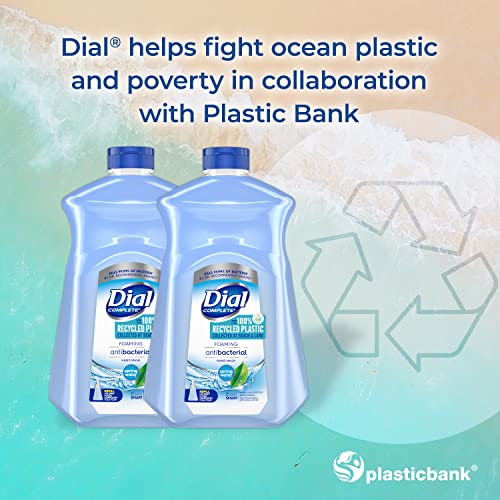 Dial Complete Antibacterial Foaming Hand Soap Refill, Spring Water, 52 fl oz