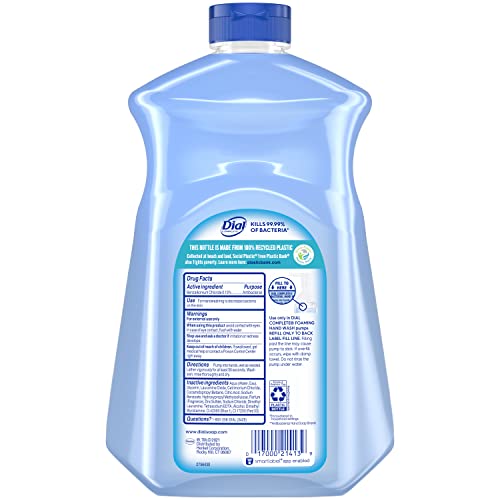 Dial Complete Antibacterial Foaming Hand Soap Refill, Spring Water, 52 fl oz