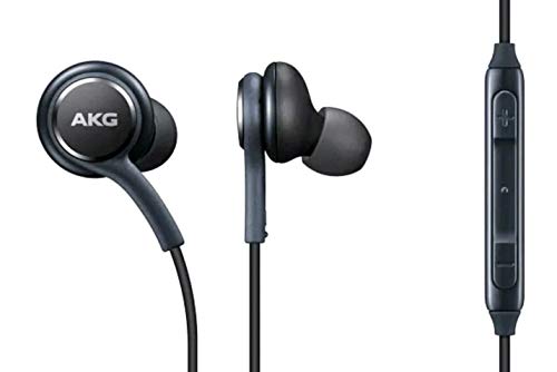 OEM Stereo Headphones w/Microphone for Samsung Galaxy S8 S9 S8 Plus S9 Plus Note 8 - Designed by AKG - 100% Original
