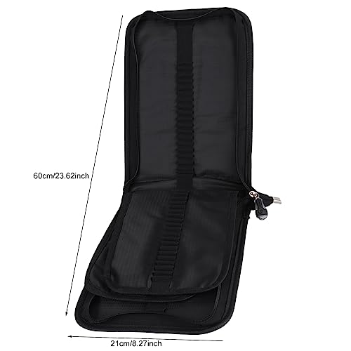 Pencil Case for Canvas Folding Bag 72 Slots Pen Pen for Holder Cloth Pen Pen for Organizer Pen Pen Pen Stand Pen Pencil Marker Cases (120 pieces folding bag (black))