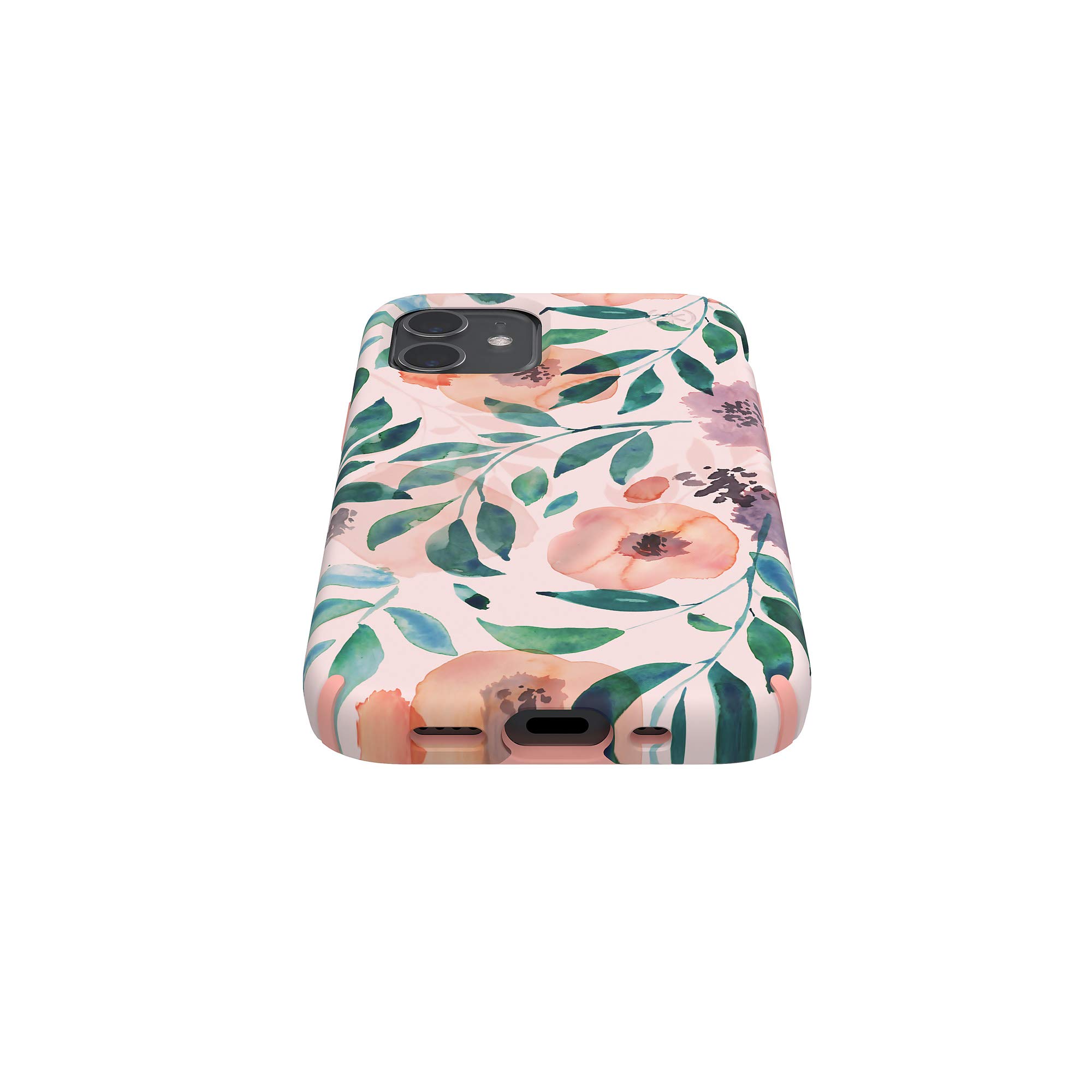 Speck Products Presidio Edition iPhone 12 Mini White/Rosy Pink/Watercolor Roses