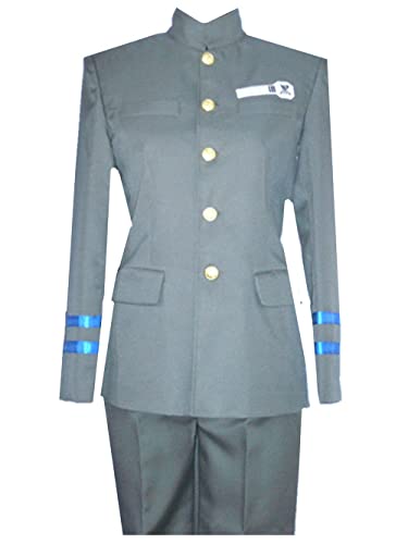 Miohaoil Katekyo Hitman Reborn Kokuyo Junior High Gang Male School Uniform Cosplay Costume (Male XS)