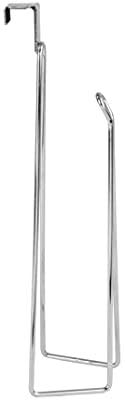 Spectrum Vertical Over The Cabinet Paper Towel Holder (Chrome) - Paper Towel Storage & Dispenser for Bathroom, Kitchen, Laundry Room, RV, Camper, & Cabinet Organization
