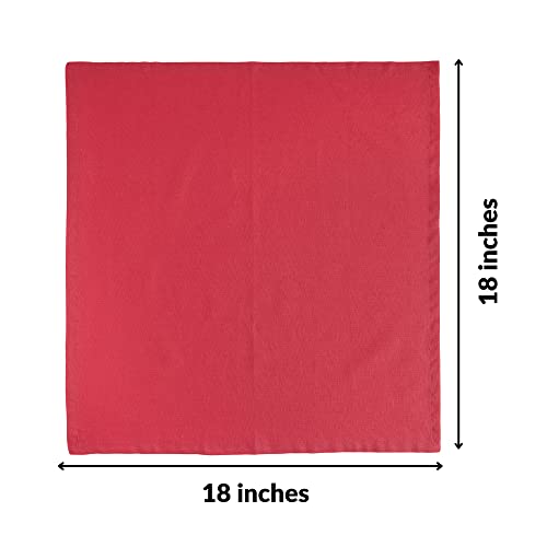 Multicolor Cloth Napkins - Set of 12 Pure Cotton Everyday Lunch Dinner Napkin - Holiday Birthday Party Gift - Soft Washable Absorbent Reusable Napkin Christmas Cloth Napkins Multi Pack