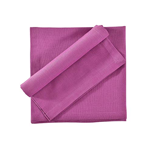 Multicolor Cloth Napkins - Set of 12 Pure Cotton Everyday Lunch Dinner Napkin - Holiday Birthday Party Gift - Soft Washable Absorbent Reusable Napkin Christmas Cloth Napkins Multi Pack