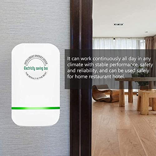 Duvik Power Saver,Energy Saver,Household Power Saver,Electricity Saving Box Household Office Market Device Electric Smart US Plug 90V-250V 30KW,White,4 Pack