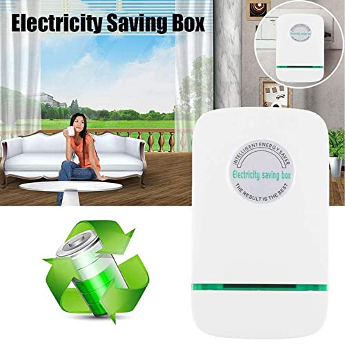 Duvik Power Saver,Energy Saver,Household Power Saver,Electricity Saving Box Household Office Market Device Electric Smart US Plug 90V-250V 30KW,White,4 Pack