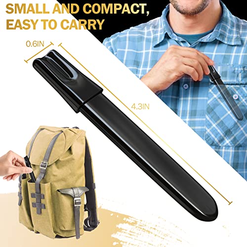 Knife Sharpener Blade Sharpening Whetstone: Pocket Sharpen Garden Tool Shears Scissors Knives Pruner Portable Knife Sharpener & Stocking Stuffers for Men Keychain Multitool - Key Shaped Pocket EDC Too