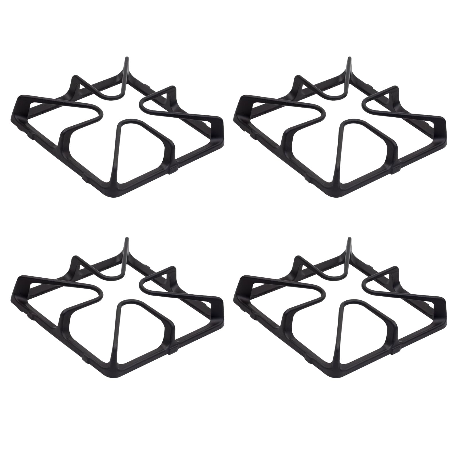 WB31K10034 Burner Grates for Gas Stoves Compatible with GE Gas Stove Range for General Electric Gas Stove Top Surface Grate Cast Iron Rack-4Pack
