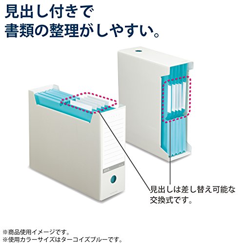 Kokuyo NEOS A4 File Folders, 0.6 Inches (15 mm) Depth, 3 Side Binding PP Type with A Customizable Tab, 10 Pack of Off White, Japan Import (A4P-NEF15WX10)