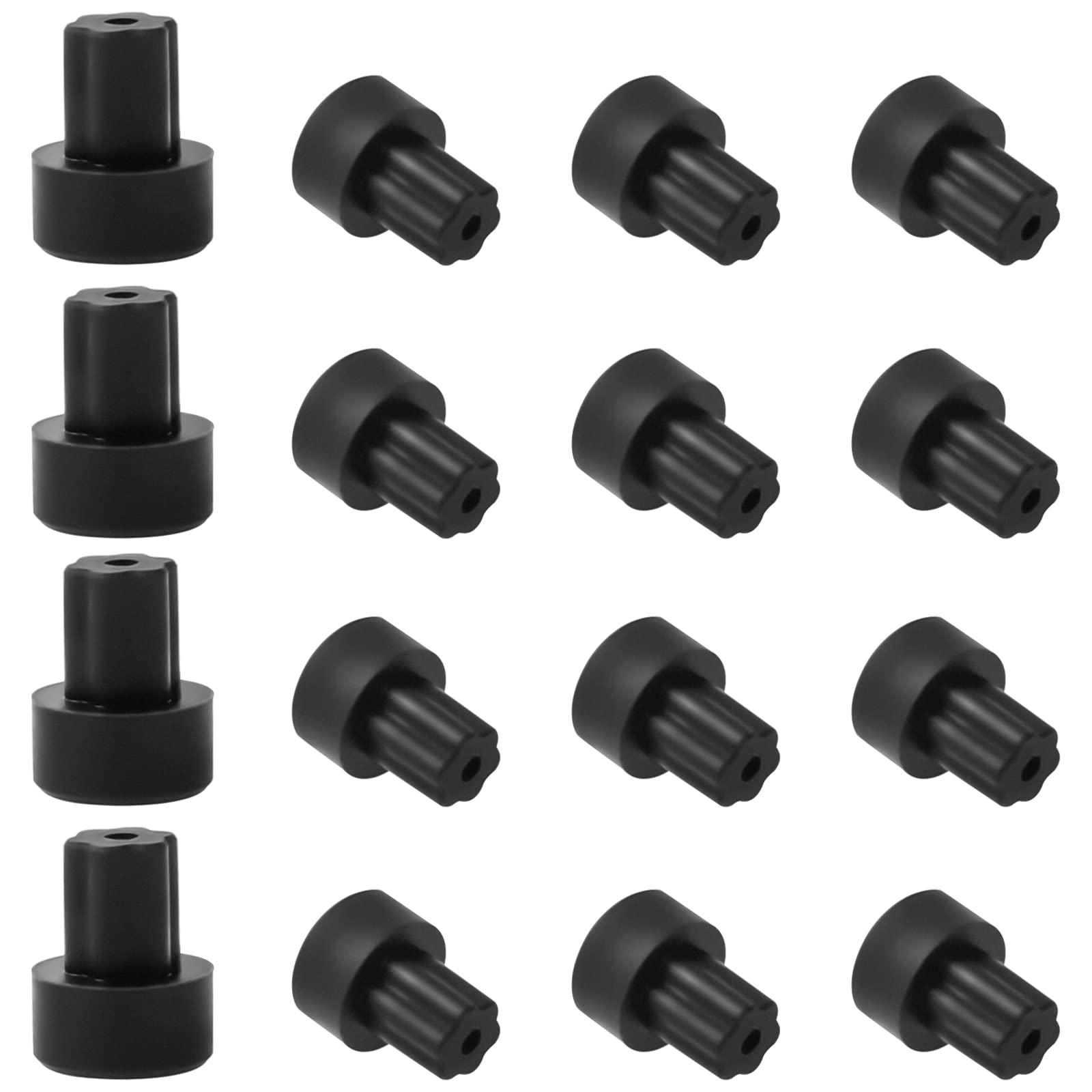 W10919249 Grate Rubber Feet Compatible with Samsung Grate Whirlpool Range HP Gas Stove Cooktop Grates Parts NX58H9500WS Range Grate Rubber Feet - 16 Pack