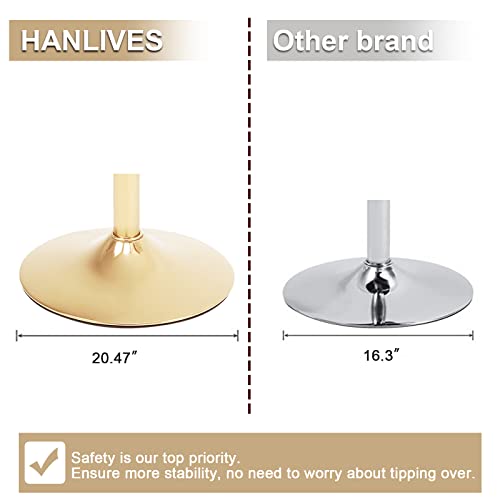 HANLIVES Velvet Bar Stools Set of 4,360° Woven Modern Gold Bar Stools,Swivel Adjustable Height Barstools with Backs Gold Metal Tall Kitchen Counter Chairs for Bar Pub Cafe(Beige*4)