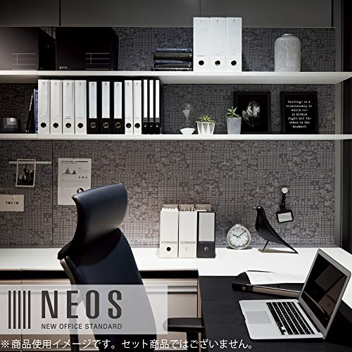 Kokuyo NEOS A4 File Folders, 0.6 Inches (15 mm) Depth, 3 Side Binding PP Type with A Customizable Tab, 10 Pack of Off White, Japan Import (A4P-NEF15WX10)
