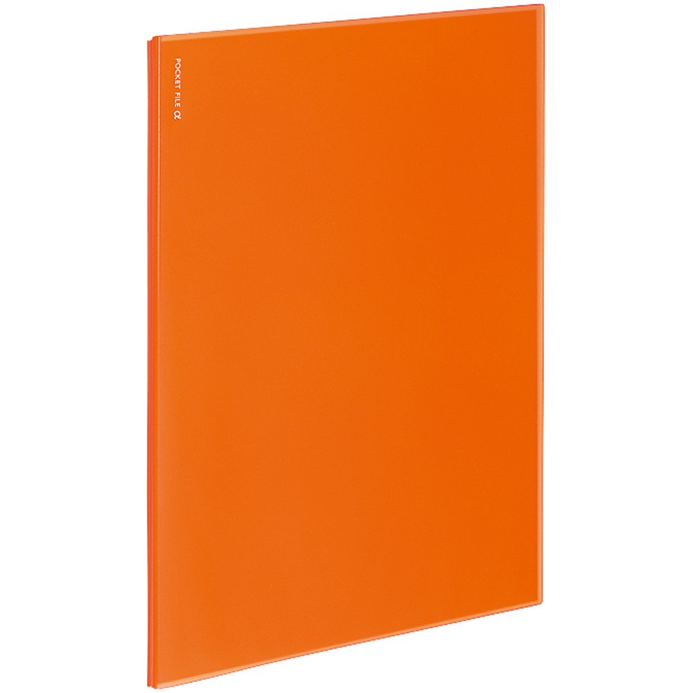 Kokuyo Pocket File, Novita α, A4, 12 Pockets, Orange, Accessory for Kokuyo Novita α Expandable Clear Book, Japan Import (RA-NF12YR)
