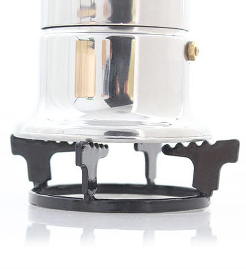 Non-Slip Stove Stand - Moka & Coffee Pot Holder - Gas Range & Oven Burner Grate - Milk Pot Holder for Gas Hob
