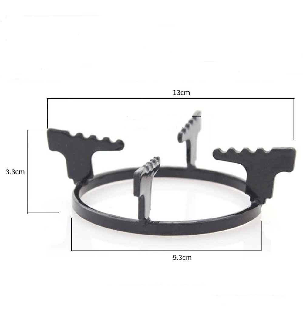 Non-Slip Stove Stand - Moka & Coffee Pot Holder - Gas Range & Oven Burner Grate - Milk Pot Holder for Gas Hob