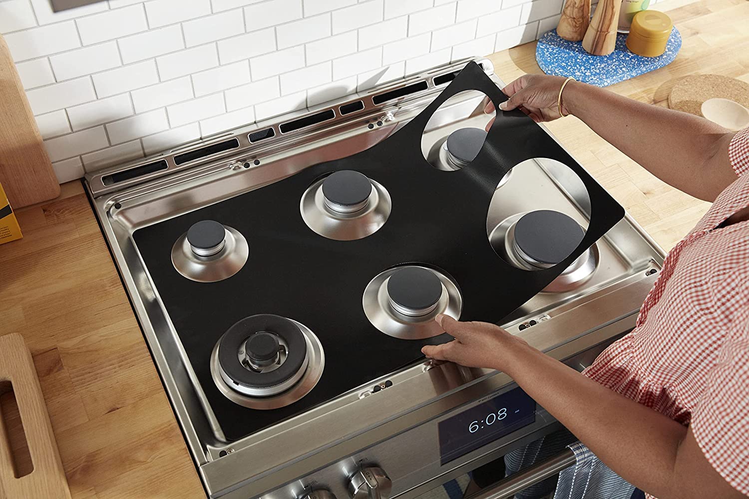 StoveGuard USA-Made, Custom Designed & Precision Cut Stove Cover for Gas Stove Top, Lite LG Gas Range Stove Top Cover, Model# LSG4513ST