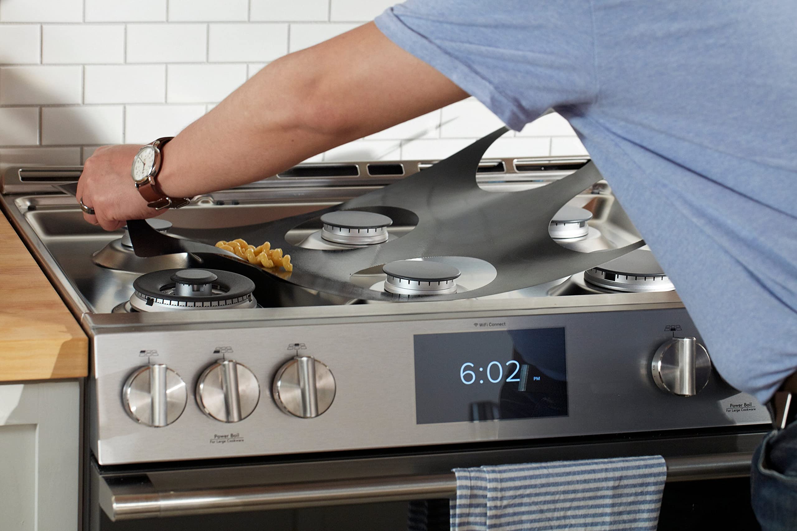 StoveGuard USA-Made, Custom Designed & Precision Cut Stove Cover for Gas Stove Top, Lite LG Gas Range Stove Top Cover, Model# LSG4513ST