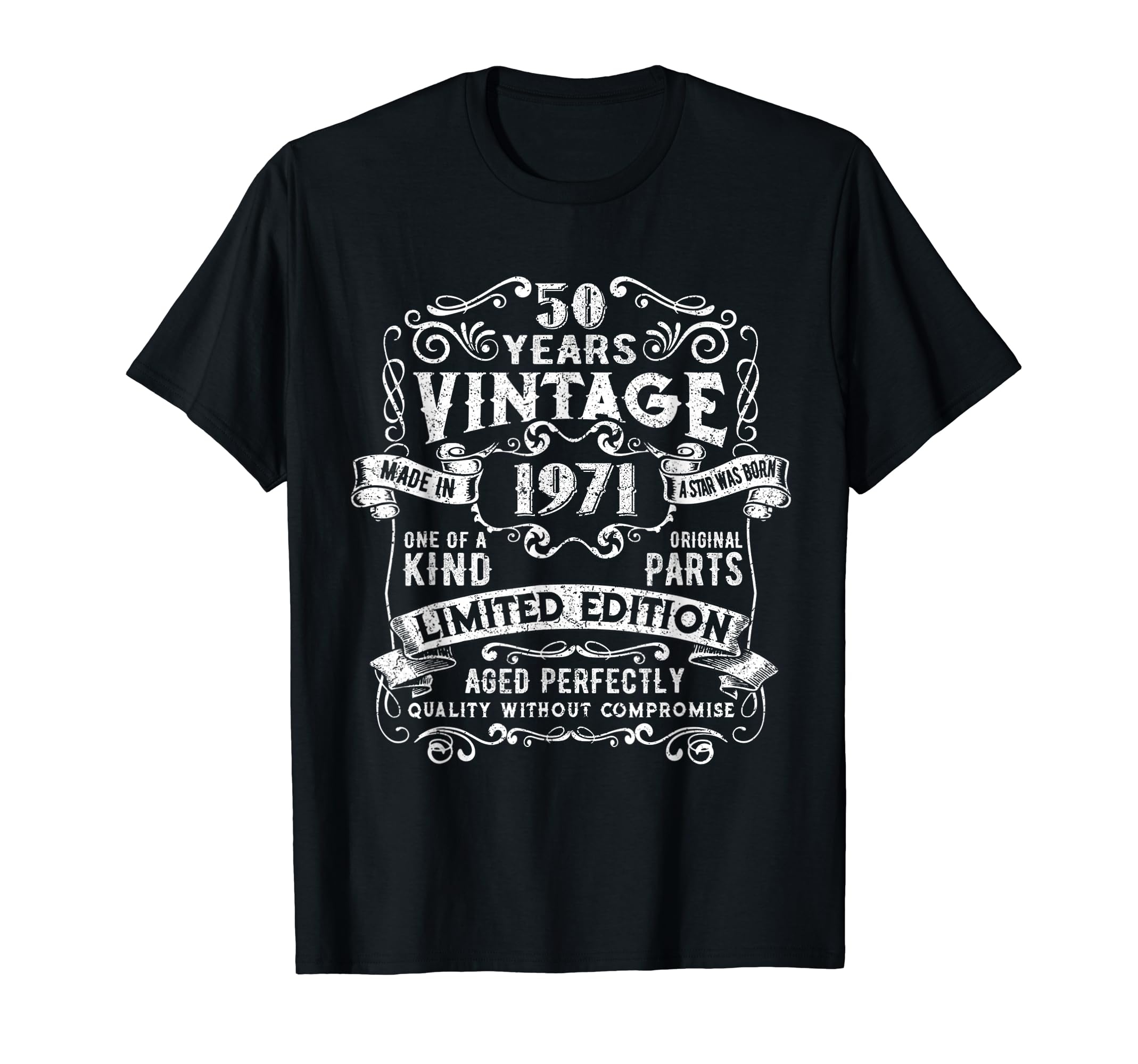 Vintage Made in 1971 50th Bday Gifts 50 Quarantine Birthday T-Shirt