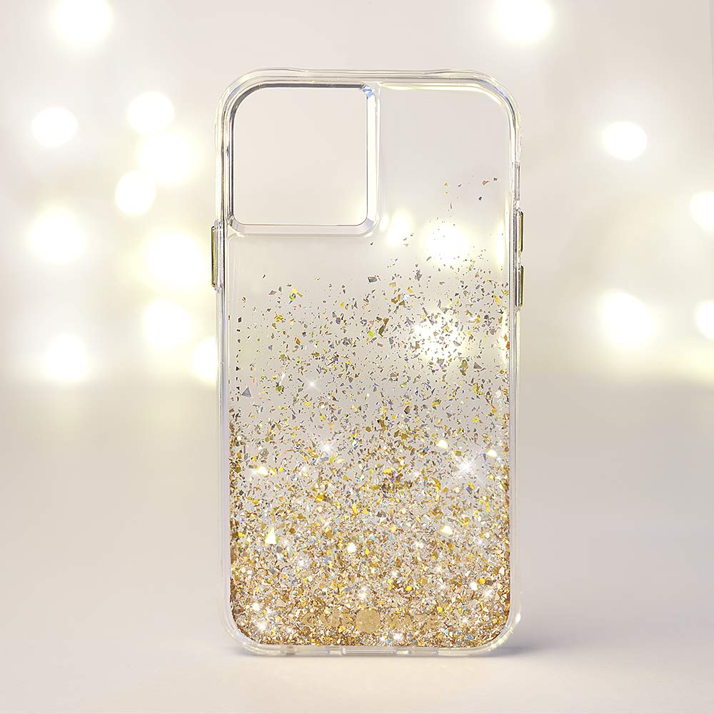 Case-Mate - Twinkle Ombre - Case for iPhone 12 Mini (5G) - 10 ft Drop Protection - 5.4 Inch - Gold
