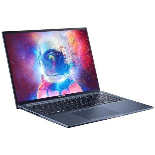 ASUS Business VivoBook 16 Laptop, 16” WUXGA (1920 x 1200) Screen, AMD Ryzen 7 5800HS, 32GB RAM, 1TB SSD, Webcam, HDMI, Wi-Fi 6, Windows 11 Pro, Blue