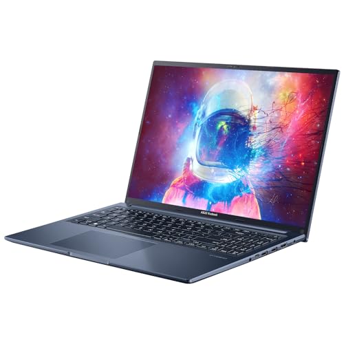 ASUS Business VivoBook 16 Laptop, 16” WUXGA (1920 x 1200) Screen, AMD Ryzen 7 5800HS, 32GB RAM, 1TB SSD, Webcam, HDMI, Wi-Fi 6, Windows 11 Pro, Blue