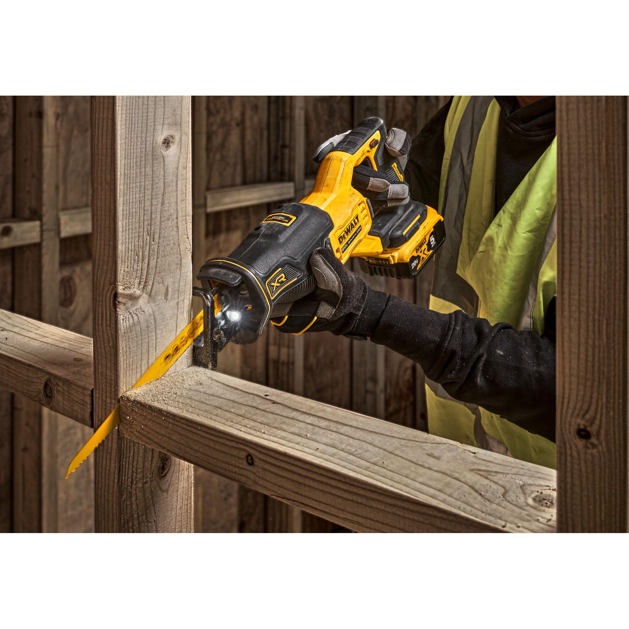 DEWALT DCS382B 20V MAX* XR® Brushless Cordless Reciprocating Saw (Tool Only) , Black
