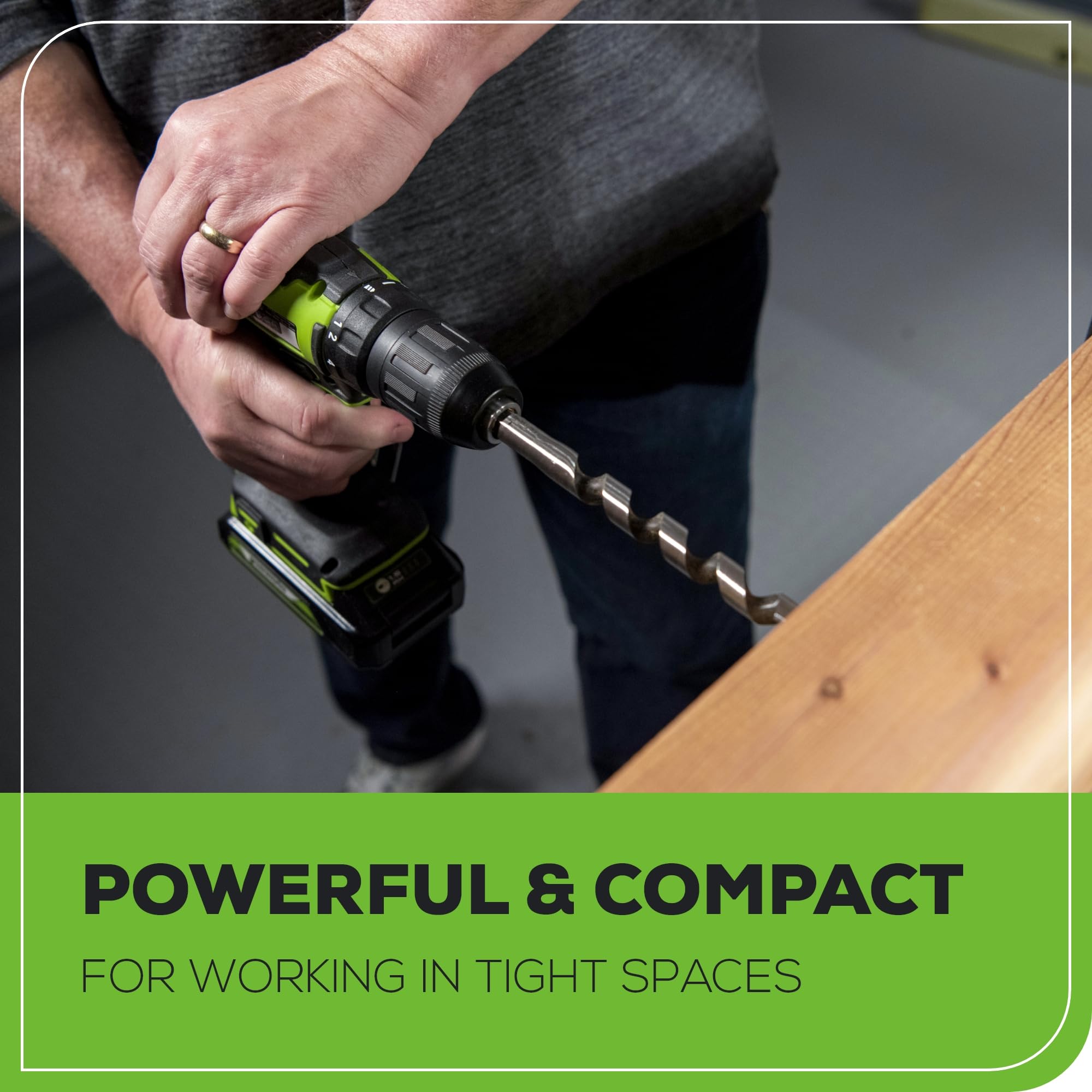 [Professional Grade] Greenworks 24V Max Cordless Brushless Drill + Impact Combo Kit, (2) 2.0Ah Batteries, FAST Charger, and Bag Included
