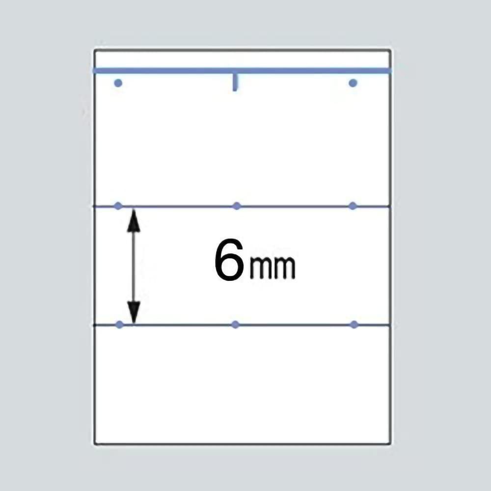 Kokuyo Campus Loose Leaf Paper for Binders, Shikkari Firm Writing, B5, B 6mm Dotted Ruled, 26 Holes, 36 Lines, 100 Sheets, pH Neutral, Bleed Resistant, 77gsm, Pack of 3, Japan Import (NO-S836BT)