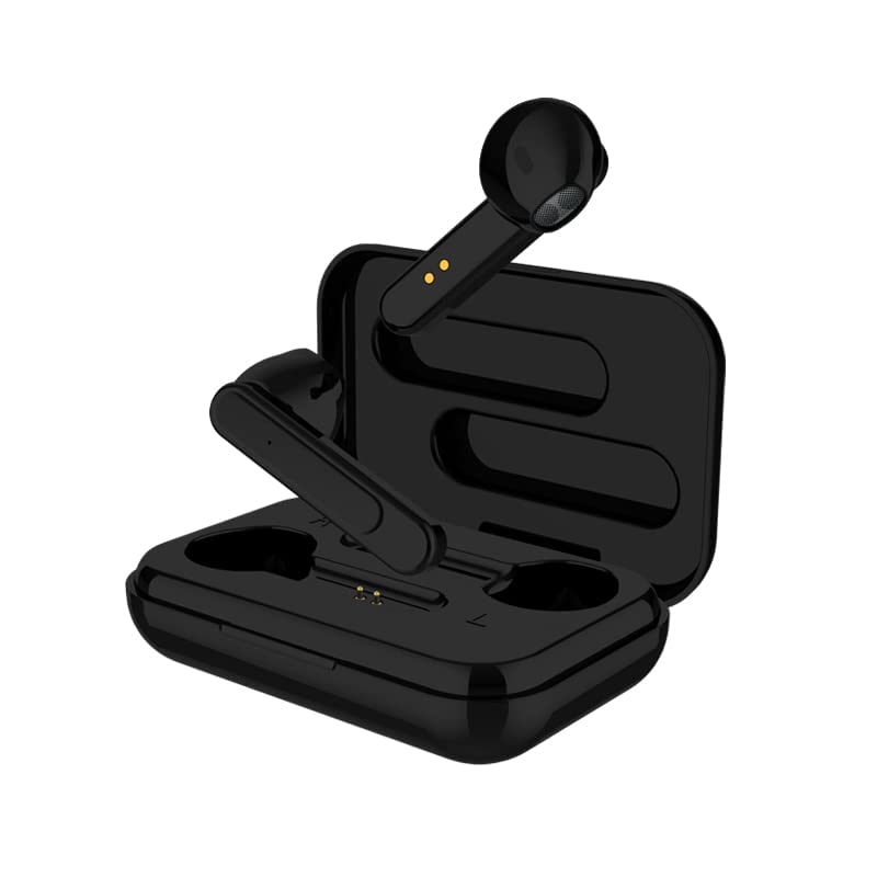 Laud True Wireless Earbuds - Noise CancellingĀ Bluetooth Earphones - Smart Touch Control Sound Buds with Charging Case -Built-in Microphone Compatible with iOS & Android - Black