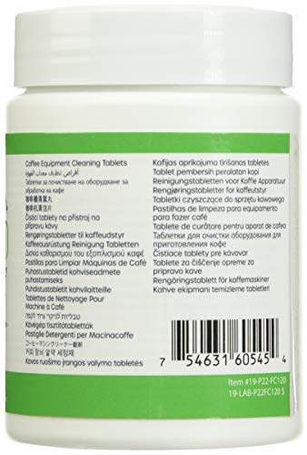 Urnex Full Circle Coffee Equipment Cleaning Tablets - 120 Tablets - Coffee Machine Cleaner