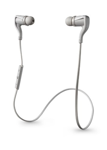 Plantronics BackBeat Go 2 Wireless Hi-Fi Earbud Headphones with Charging Case - Compatible with iPhone and Other Smart Devices - White