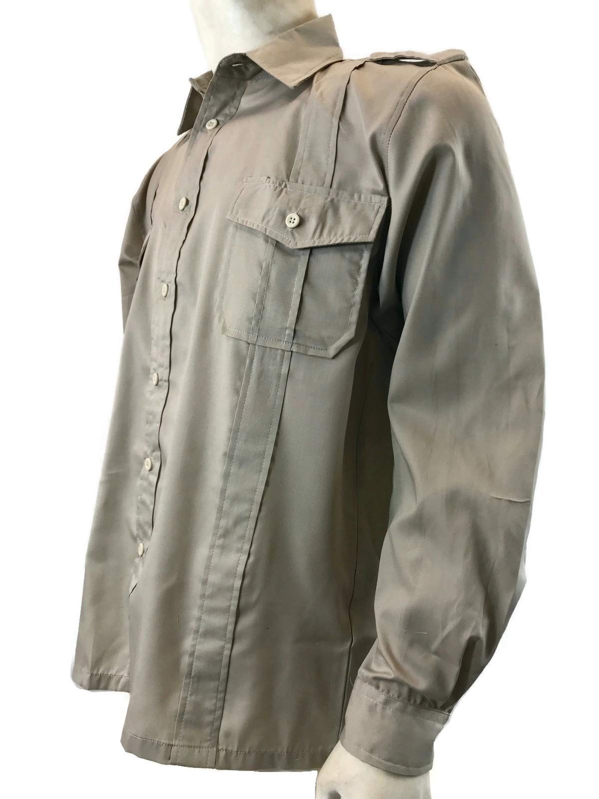 Indiana Jones Shirt Safari Raiders Costume (M) Khaki
